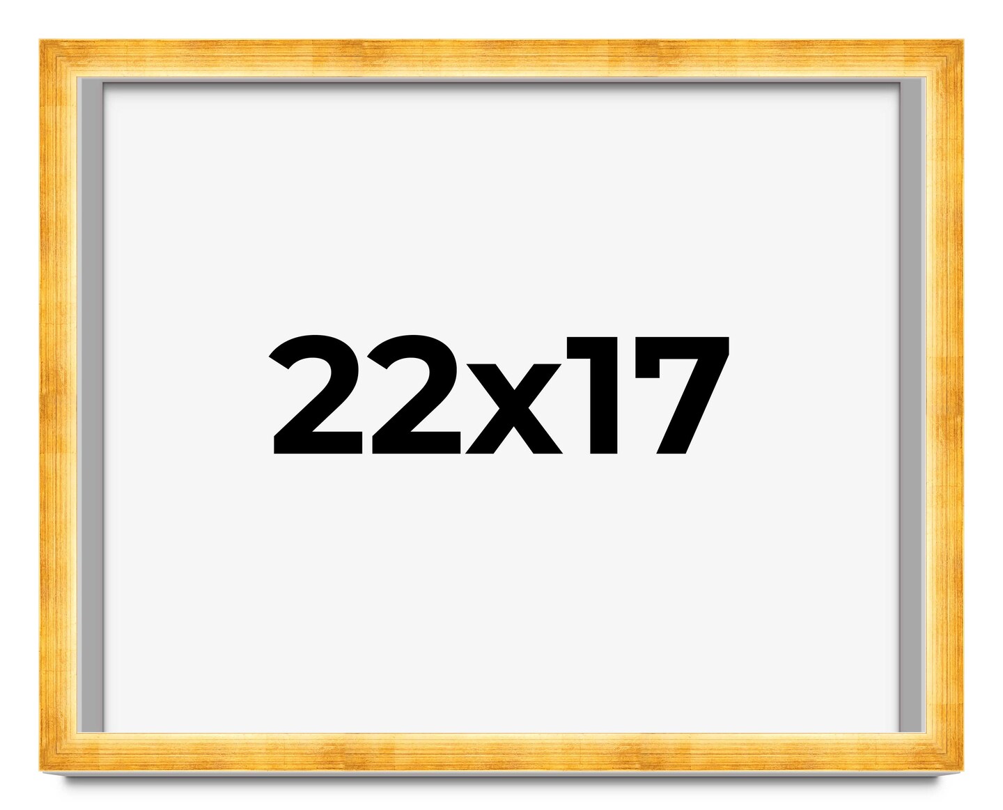 Minimalist Shadow Box Gold Picture Frame - UV Acrylic, Backing Board ...