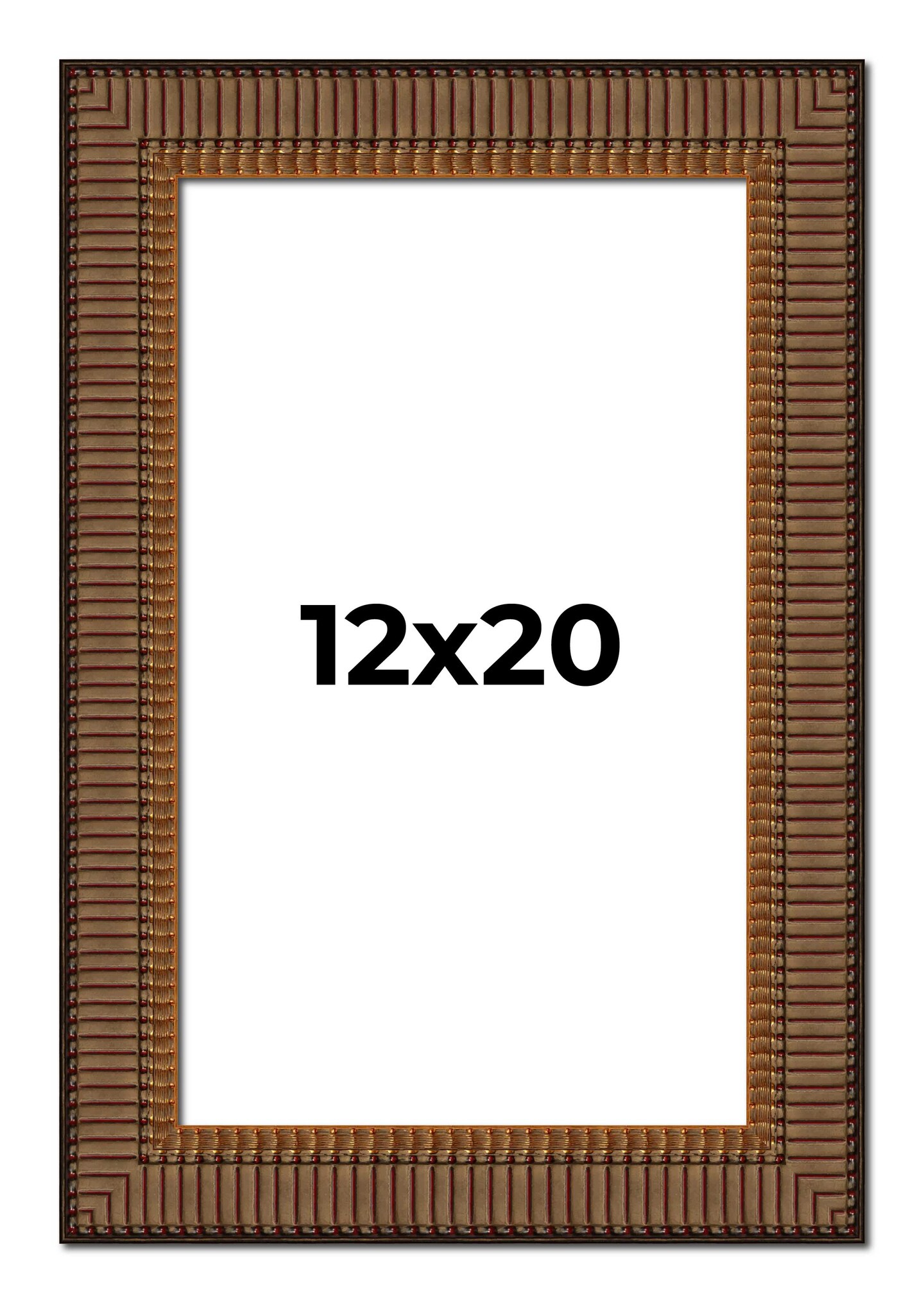 12x20 Museum Picture Frame with UV-Resistant Acrylic & Acid Free ...