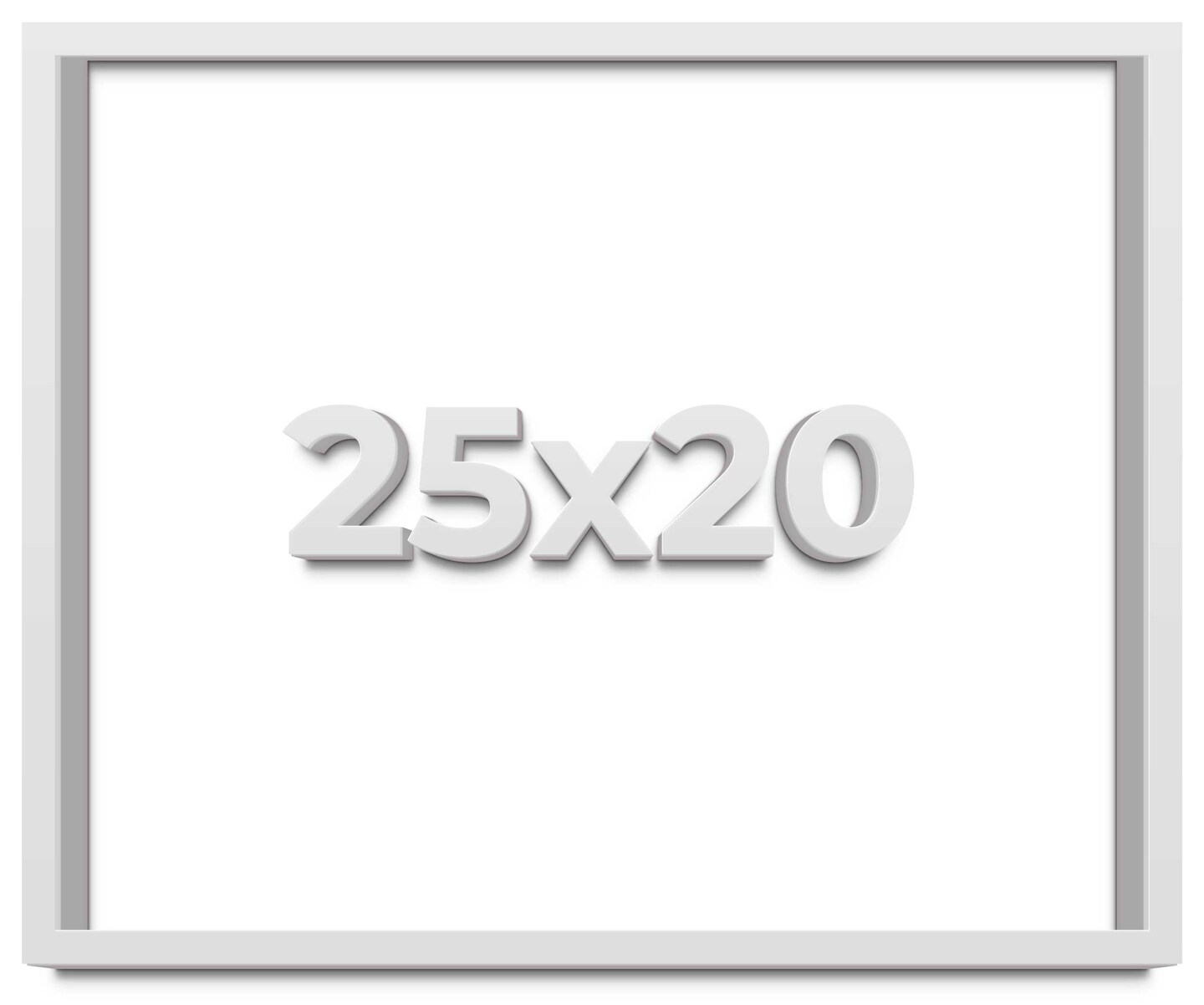 20x25 Deep Shadow Box Picture Frame with UV-Resistant Acrylic & Acid ...