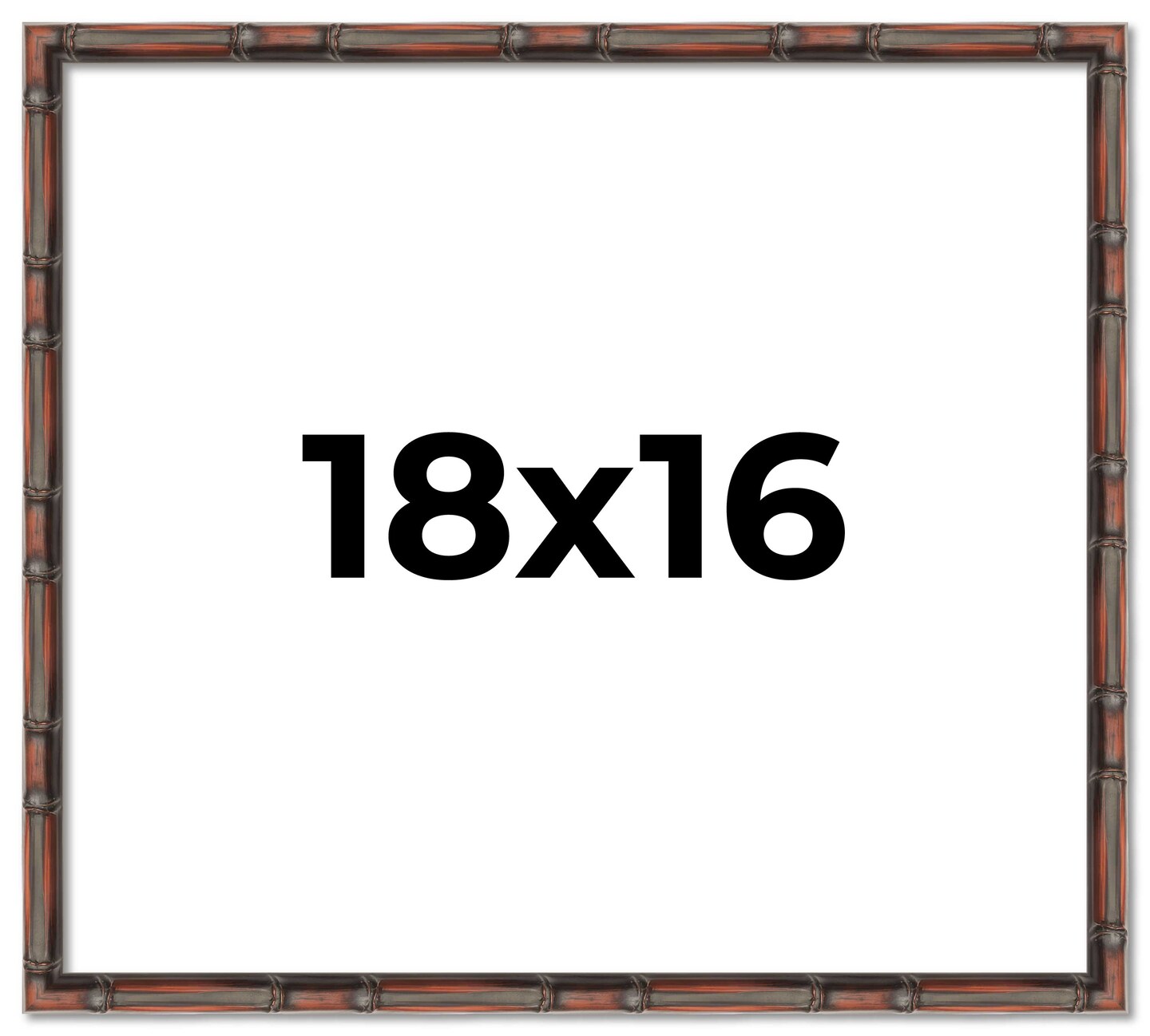18x16 Bamboo Picture Frame with UV-Resistant Acrylic & Acid Free ...