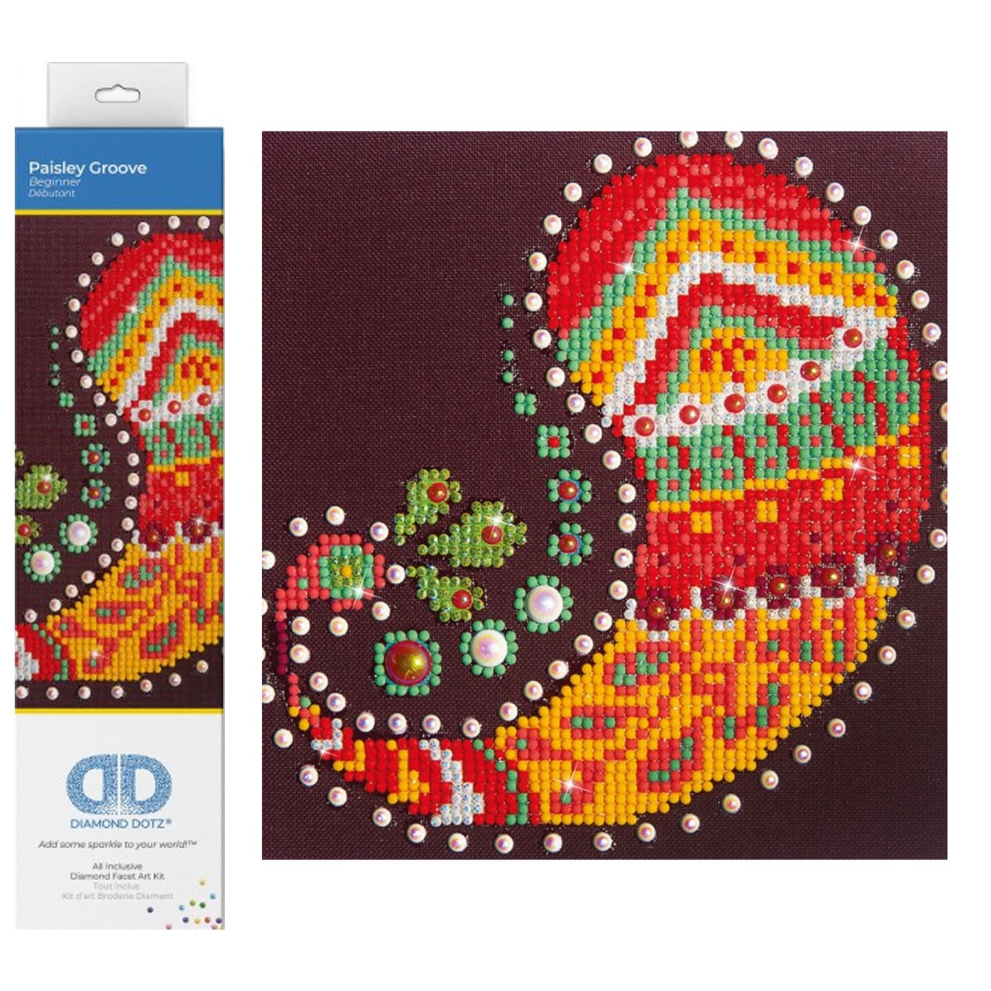 Diamond Dotz Paisley Groove Pattern Diamond Painting Kits for Adults ...
