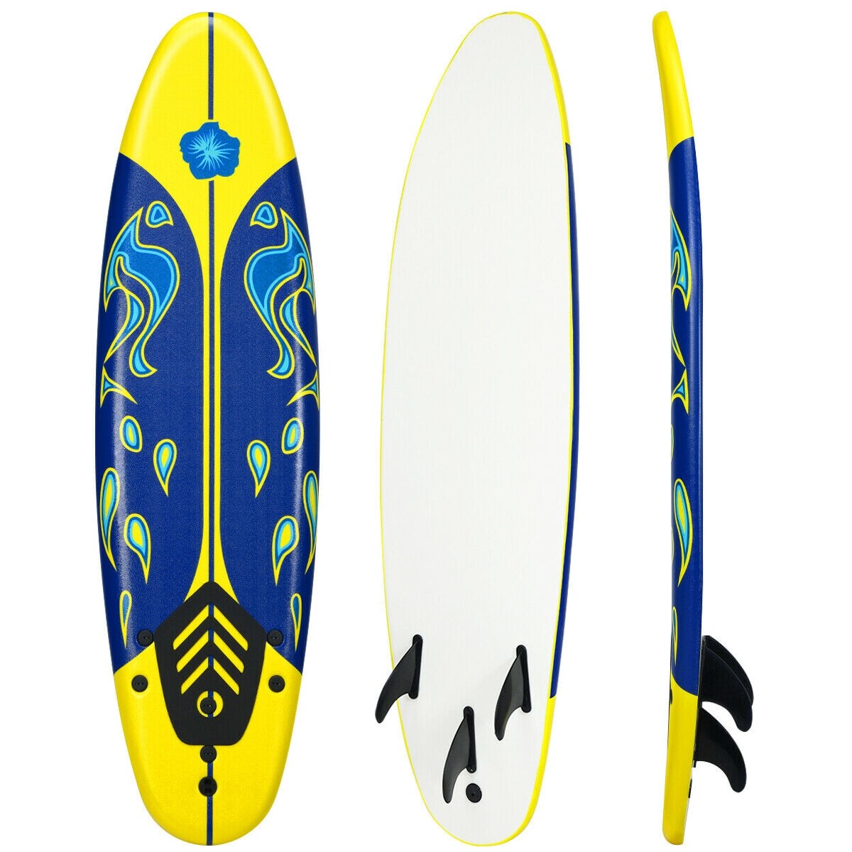 Foam Surfboard EPE EPS PP Lightweight Removable Fins | Michaels