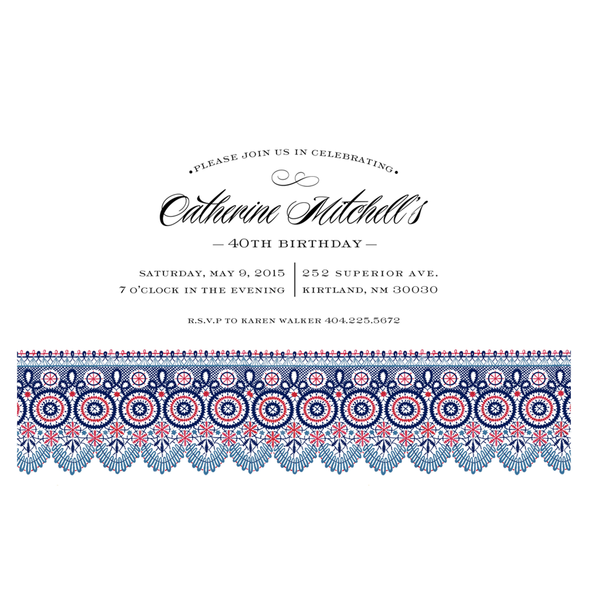 Madison Trim Invitation | Michaels