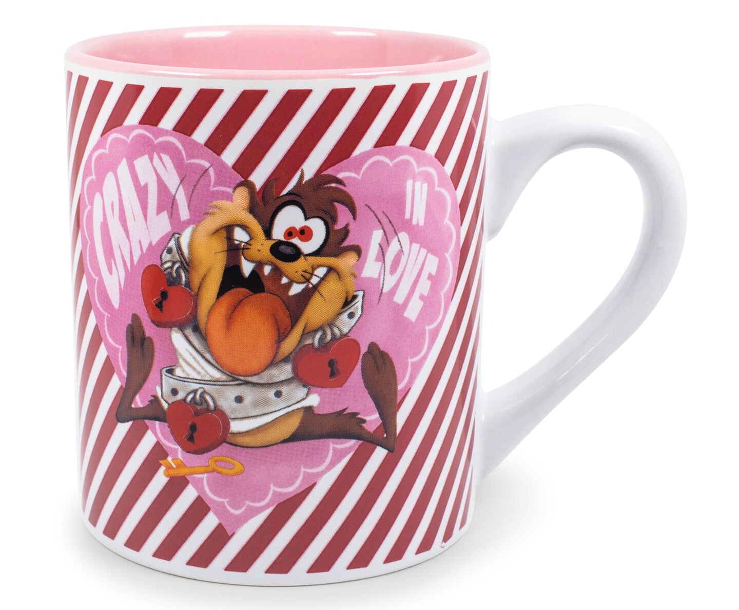 Looney Tunes Taz "Crazy In Love" Ceramic Mug | Holds 14 Ounces | Toynk ...