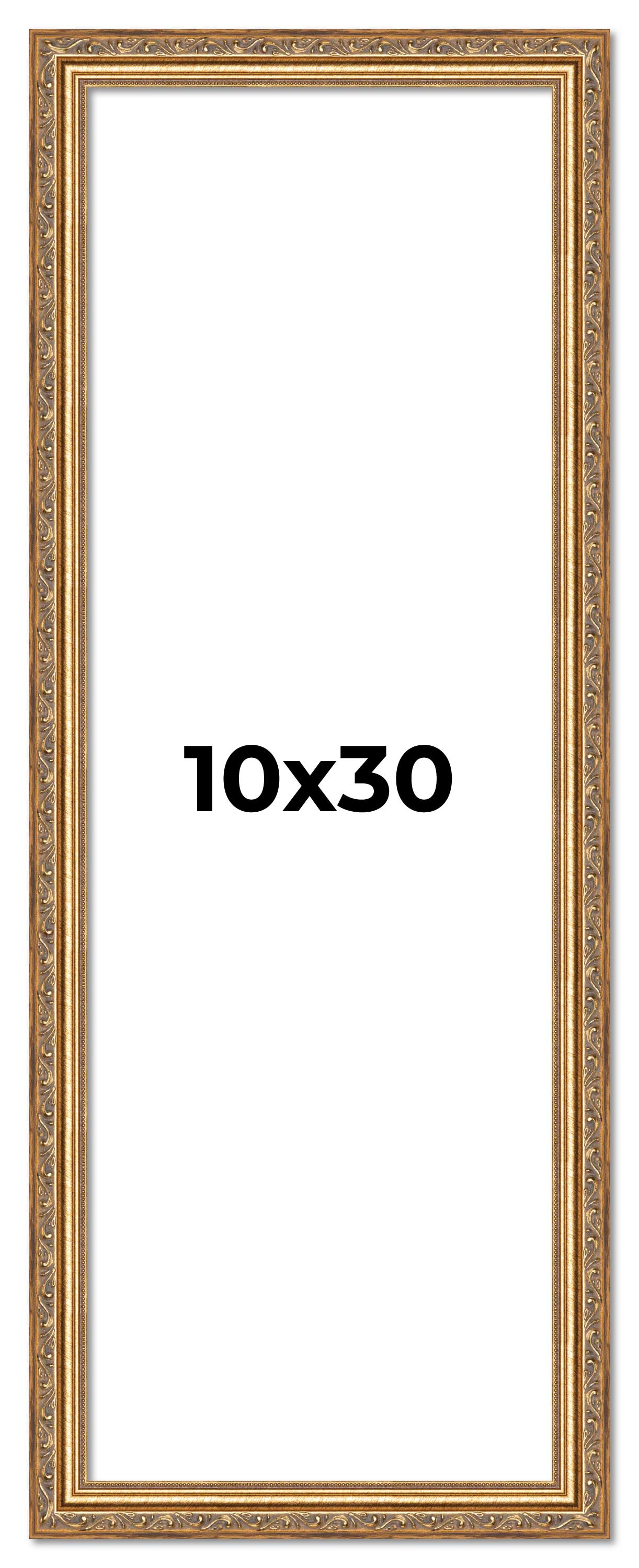 10x30 Museum-Quality Picture Frame with UV-Resistant Acrylic & Acid ...