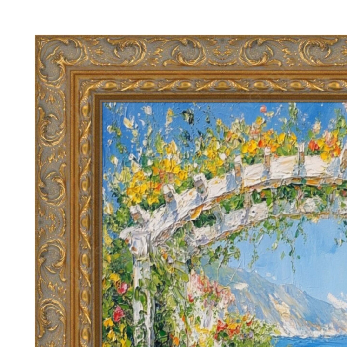 Victorian Antique Gold Orante Picture Frame 26x26 frame | Michaels