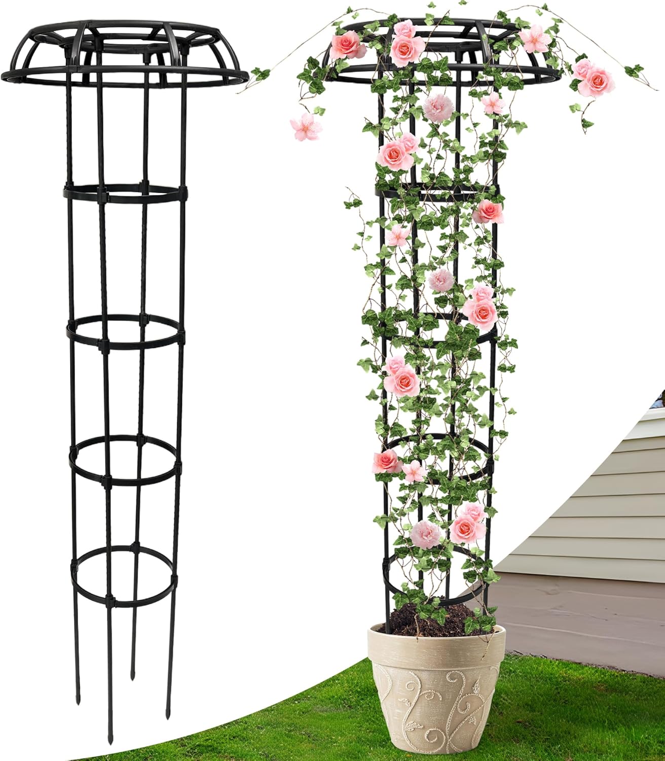 65 Inch Garden Trellis for Climbing Plants Outdoor | Michaels
