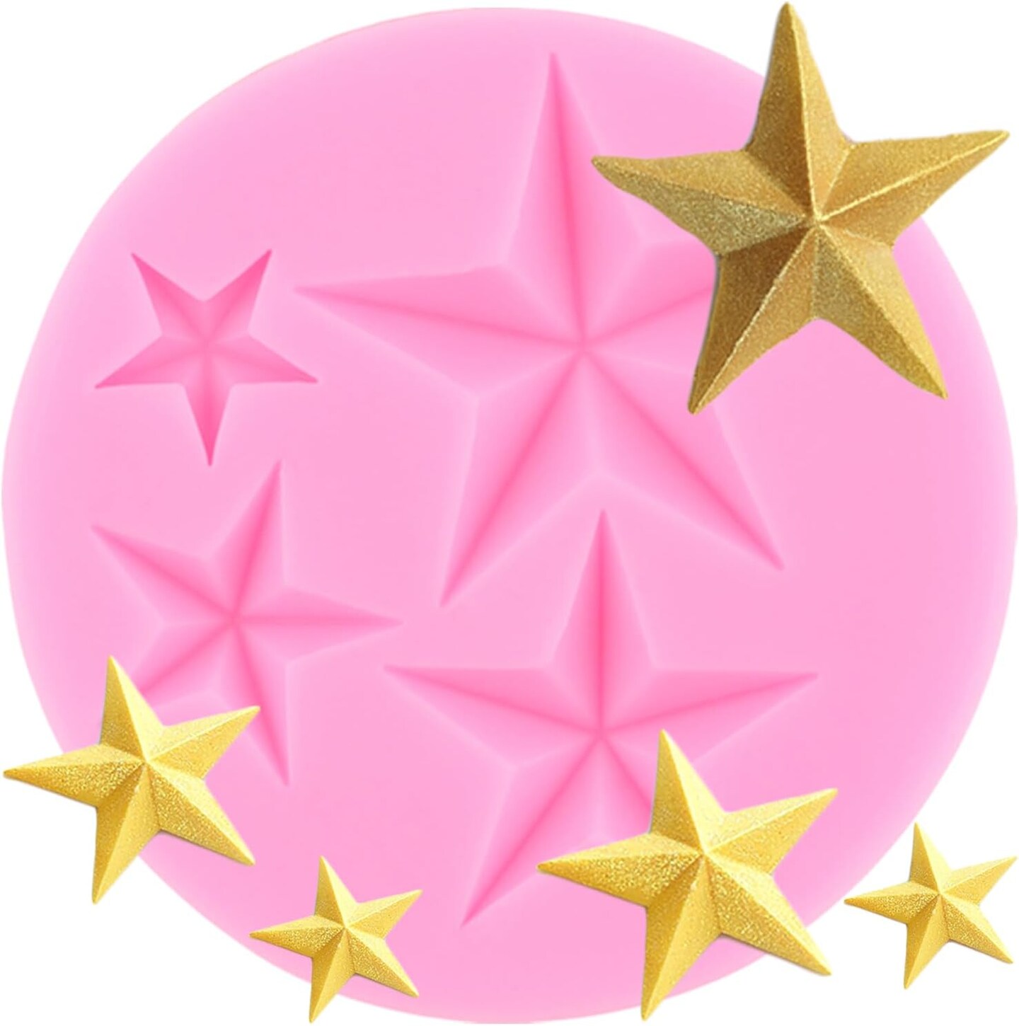 3D Stars Fondant Mold | Michaels