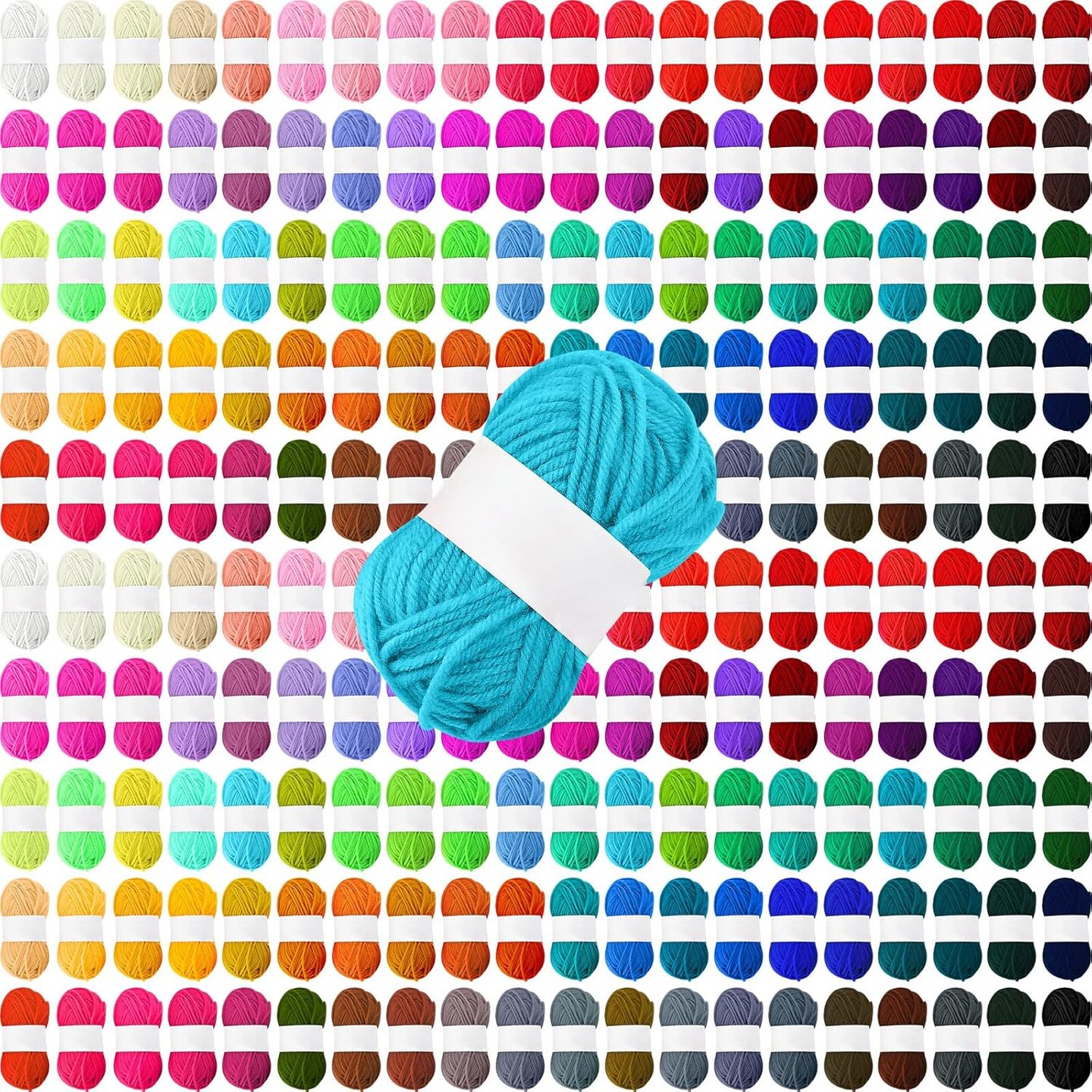 200 Rolls 25g Assorted Colors Acrylic Yarn | Michaels