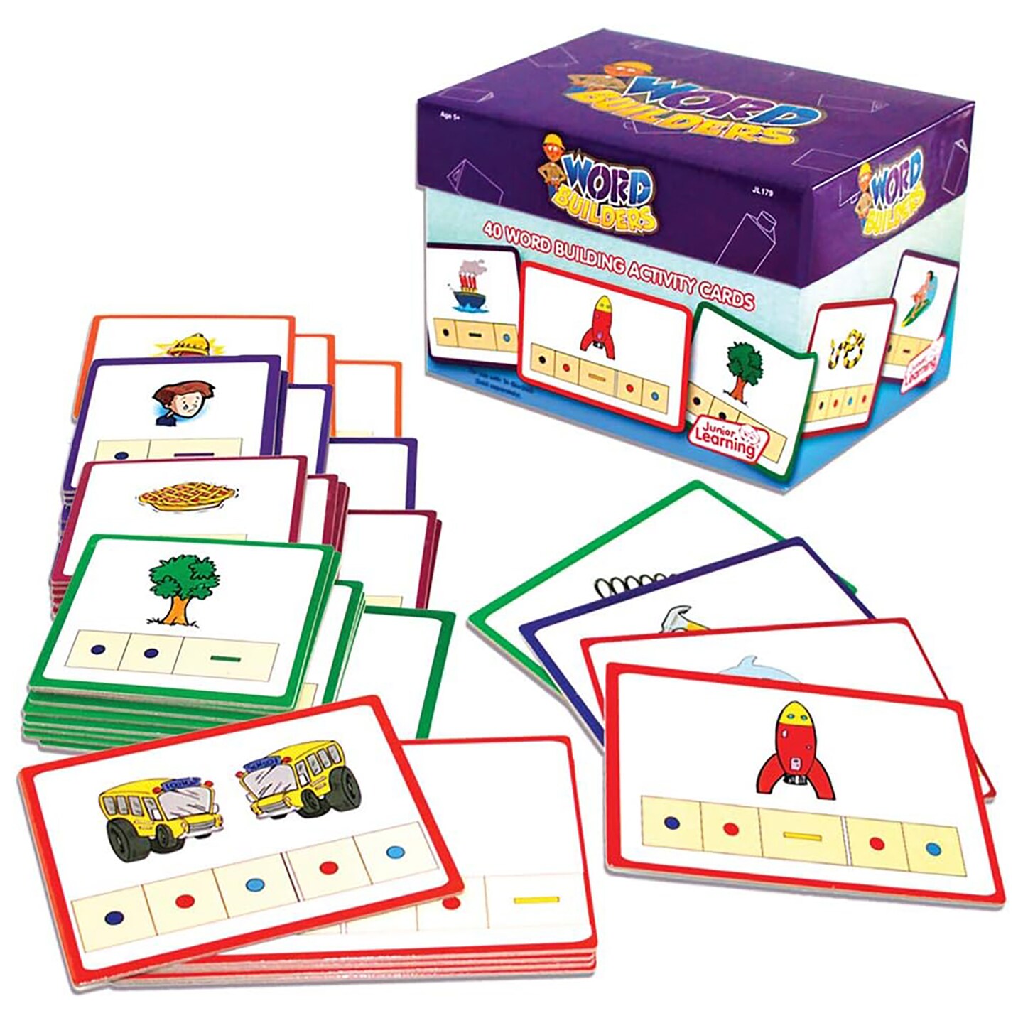 Junior Learning Word Builders Activity Cards | Michaels