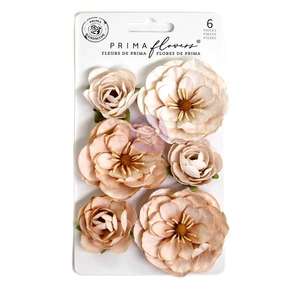 Prima Paper Flowers 6/Pkg-Pumpkin Dust, Bewitched | Michaels