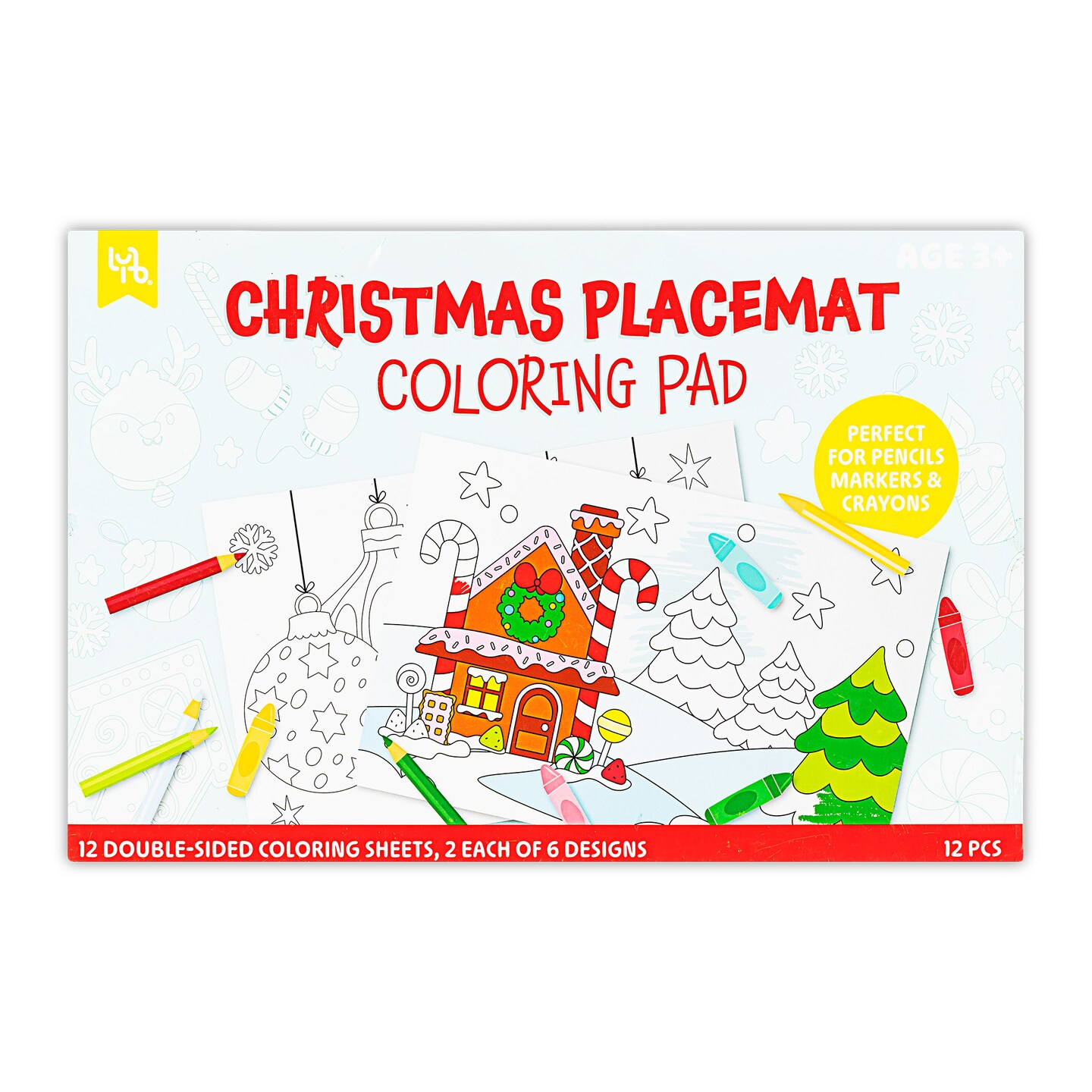 Little Yellow Bicycle: Christmas Coloring & Activity Pad - Fun Holiday ...