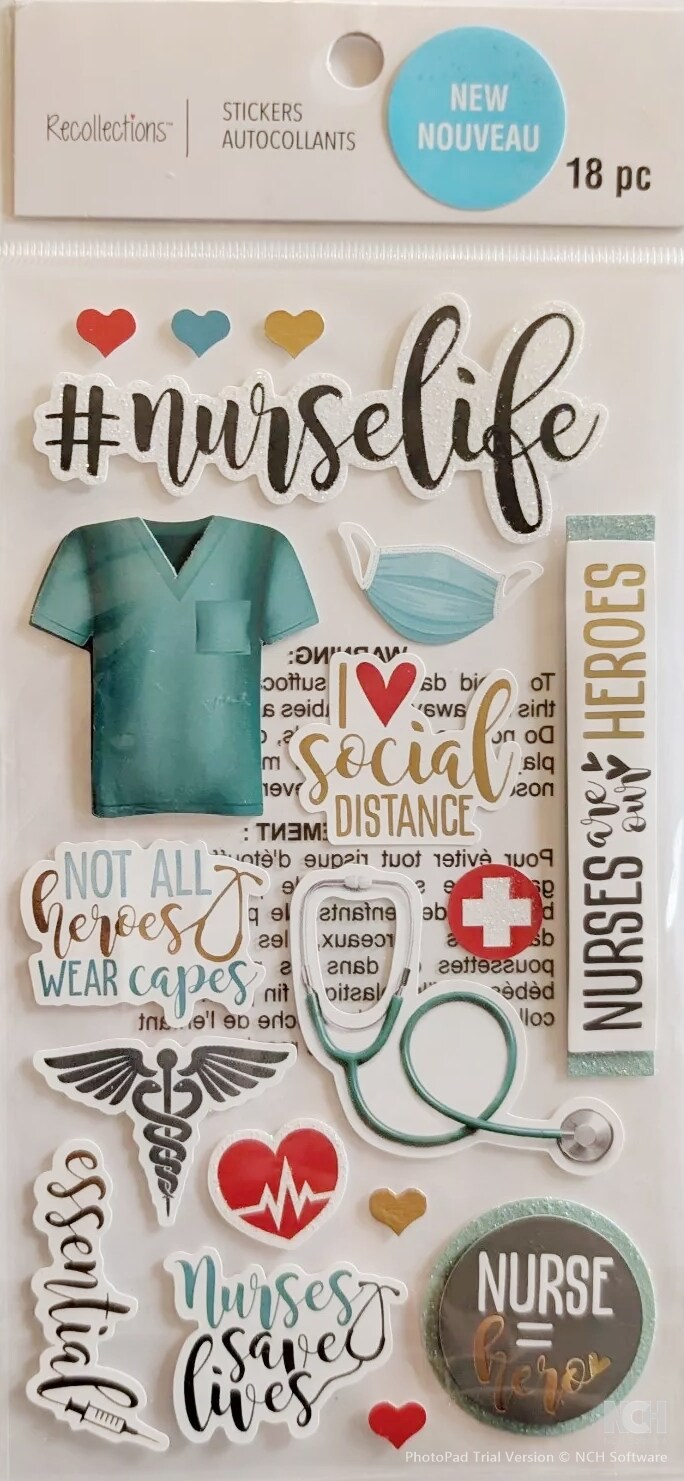 Recollections Nurse Dimensional Stickers | Michaels