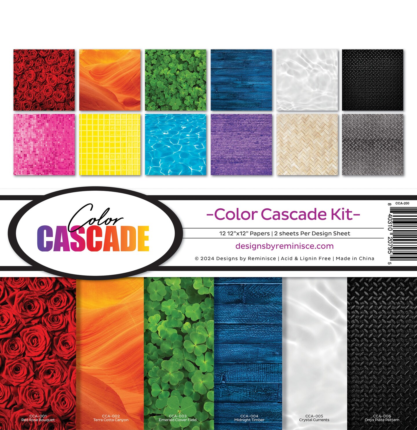 Reminisce Collection Kit 12"X12"-Color Cascade | Michaels