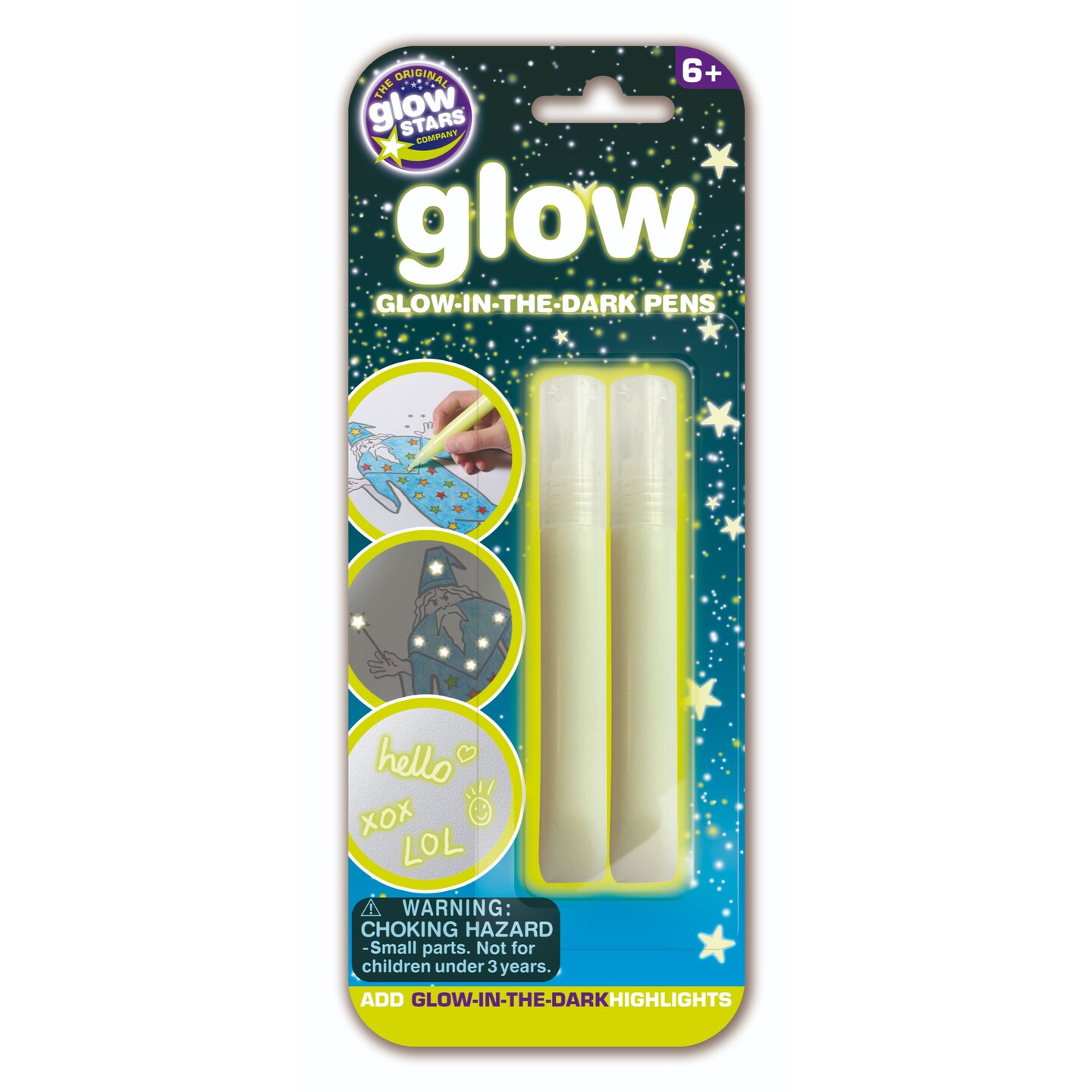 The Original Glowstars - Glow-In-The-Dark Markers, 2 Pack | Michaels