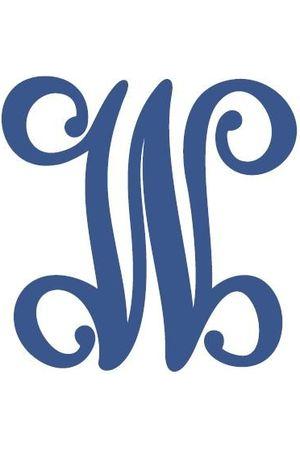 Vine Monogram Script Letter | Michaels