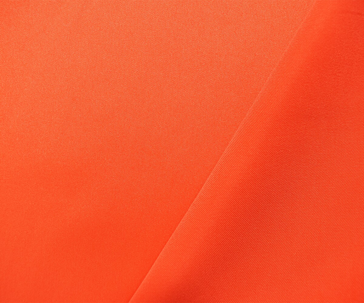 Orange Poly Stretch Spandex Lamour Solid Satin Woven Fabric By the Yard ...
