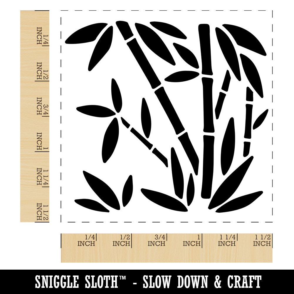 Bamboo Plants Self-Inking Rubber Stamp Ink Stamper | Michaels