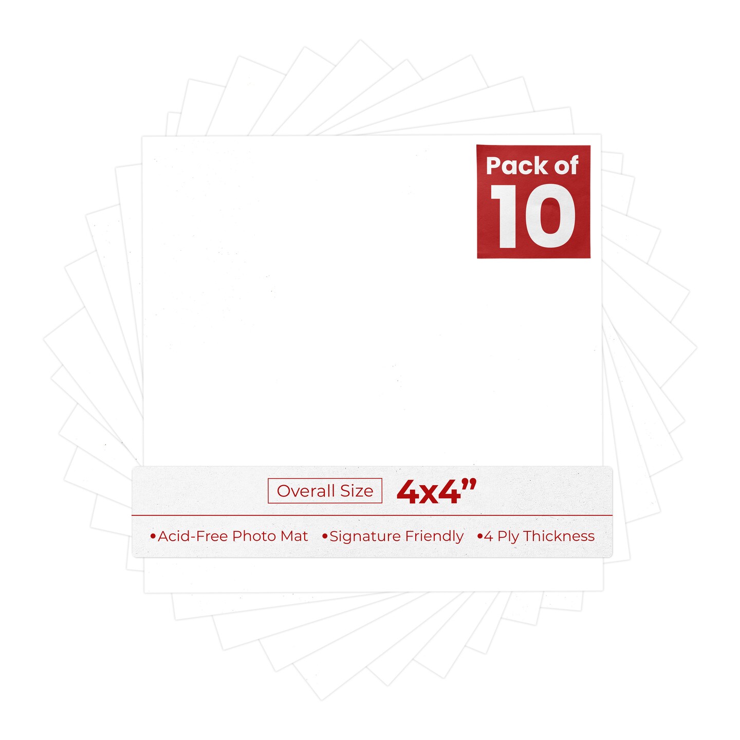 Golf Ball Texture 4x4 Inch Uncut Mat Board - Blank Sheets, No Opening ...