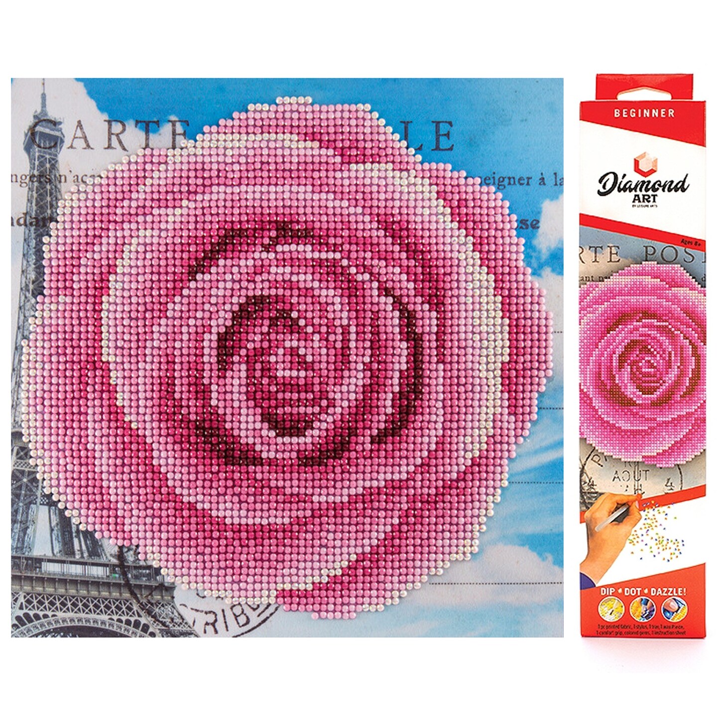 Diamond Art By Leisure Arts Diamond Painting Kits For Adults 8"X8 ...