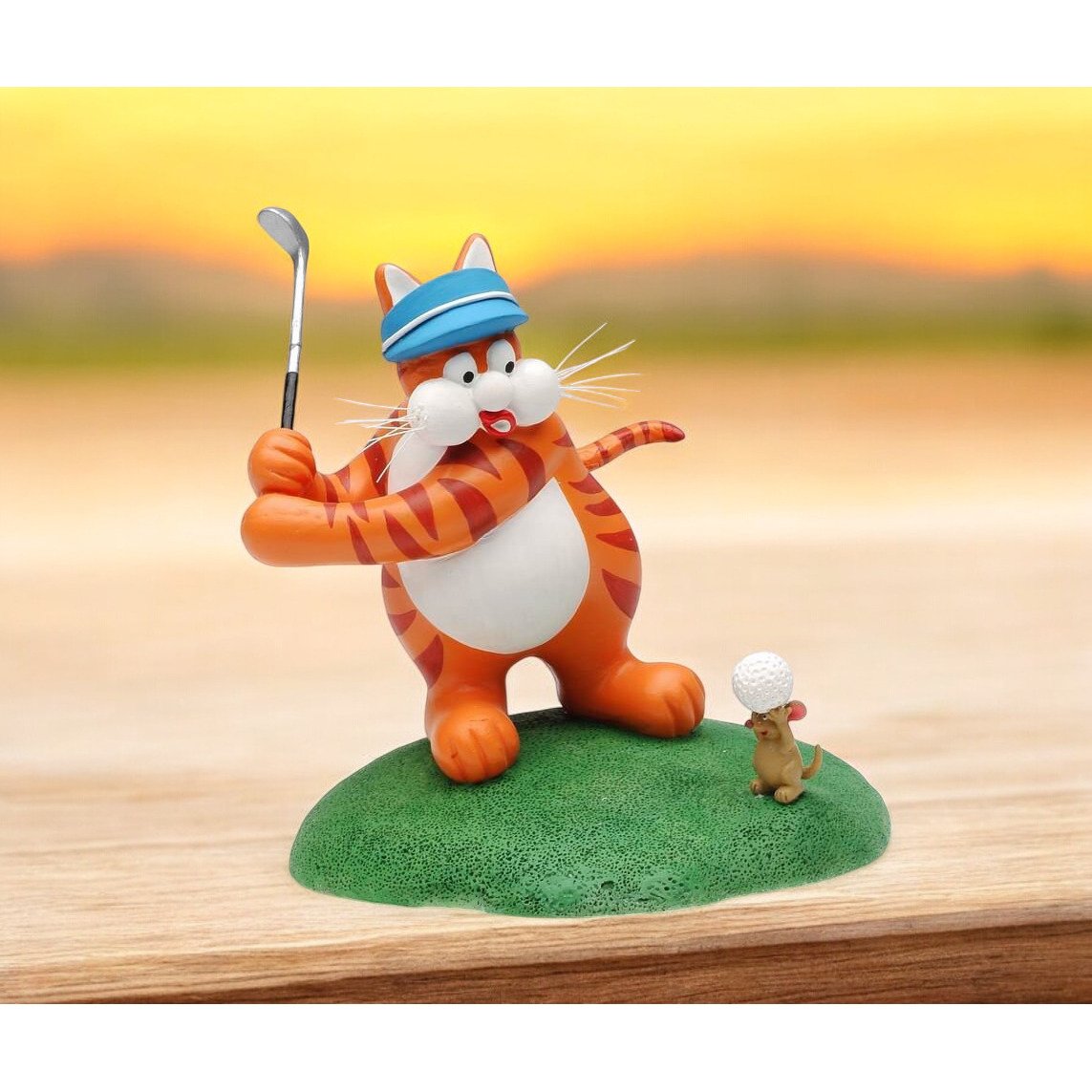 Cat And Mouse Playing Golf FigurineGolfer Gift Golf Decor | Michaels