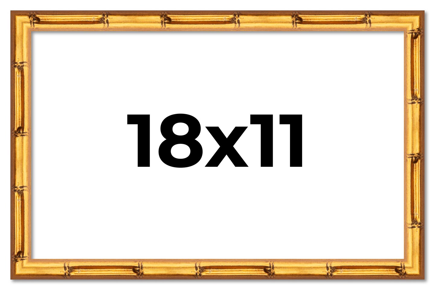 18x11 Bamboo Picture Frame with UV-Resistant Acrylic & Acid Free ...