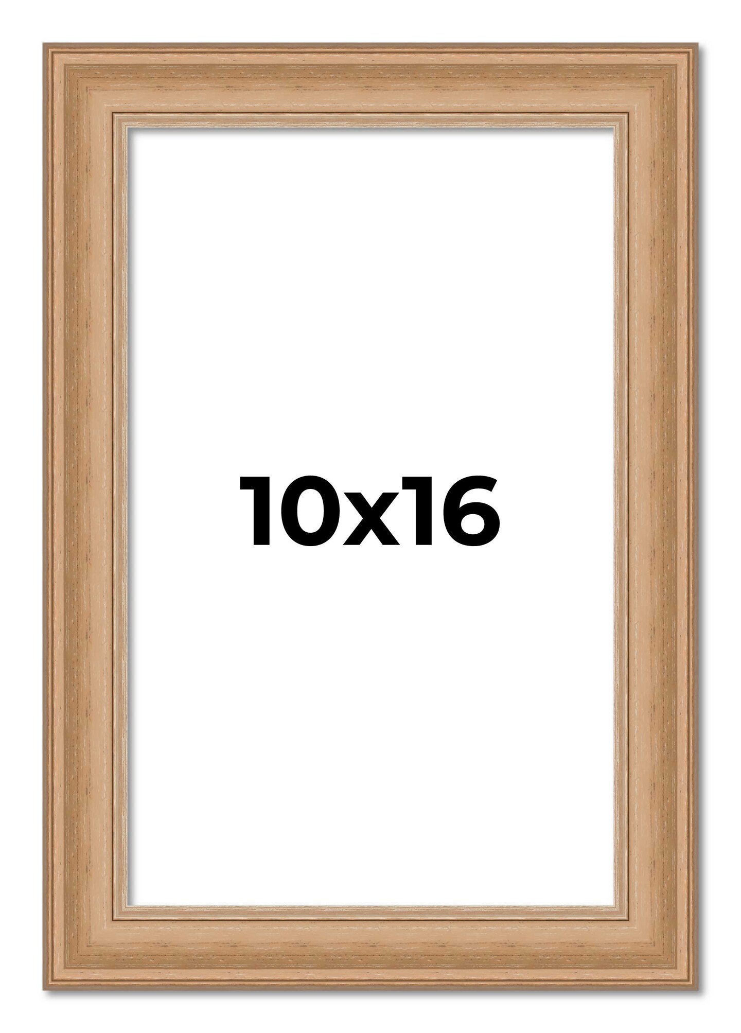 10x16 Weathered Picture Frame with UV-Resistant Acrylic & Acid Free ...