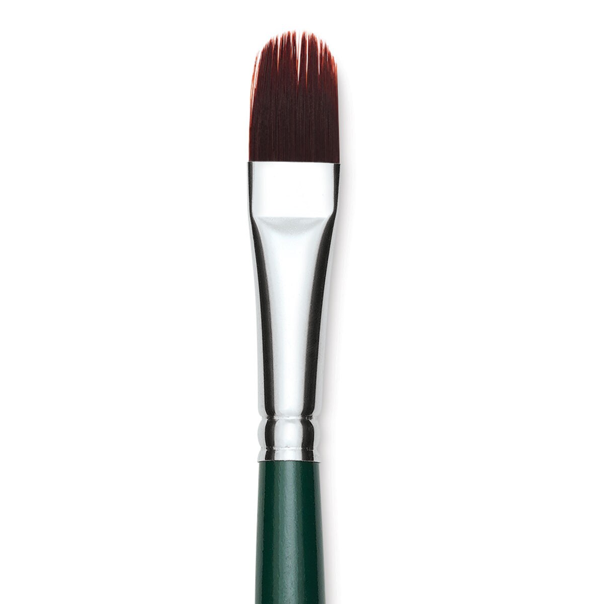 Silver Brush Ruby Satin Synthetic Brush - Filbert Comb, Size 1/2 ...