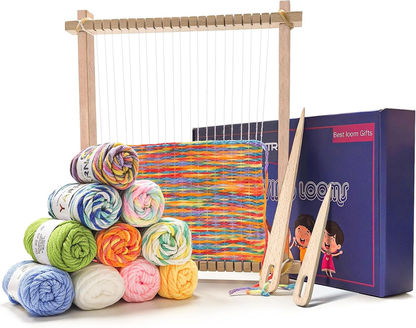 9 * 11 inch Small Wooden Weaving Loom Kit Suitable for Beginners | Michaels