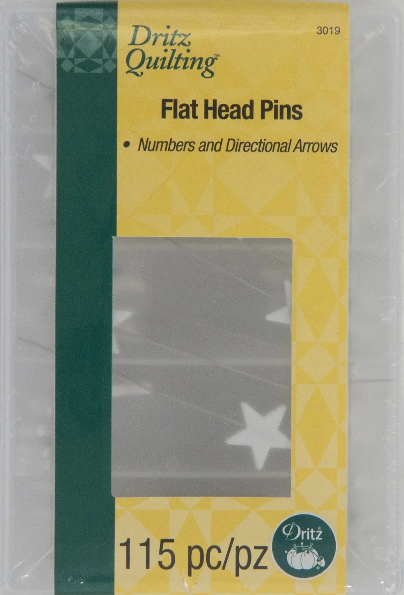 Dritz Quilting - Flathead Numbered & Directional Pins 115ct | Michaels