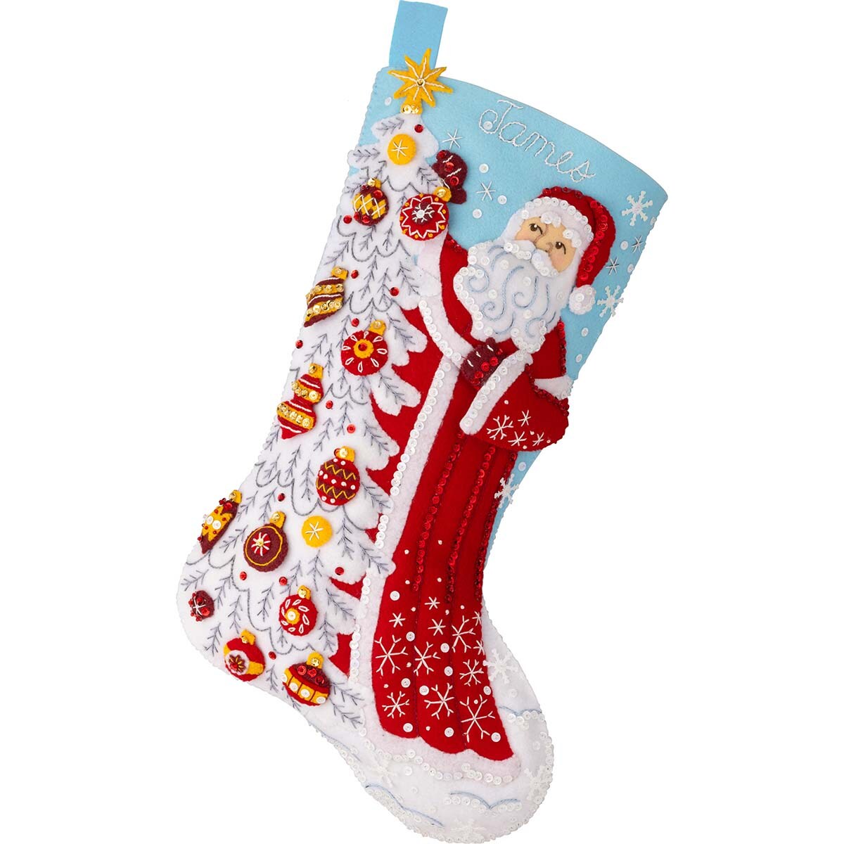 Bucilla Snowy St. Nick Stocking Kit | Michaels