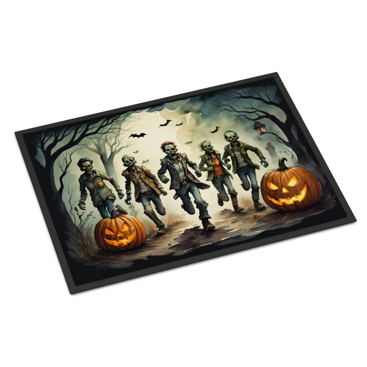 Zombies Spooky Halloween Indoor Or Outdoor Mat 24X36 | Michaels