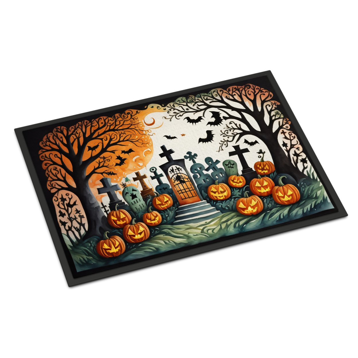 Papel Picado Skeletons Spooky Halloween Indoor Or Outdoor Mat 24X36 ...