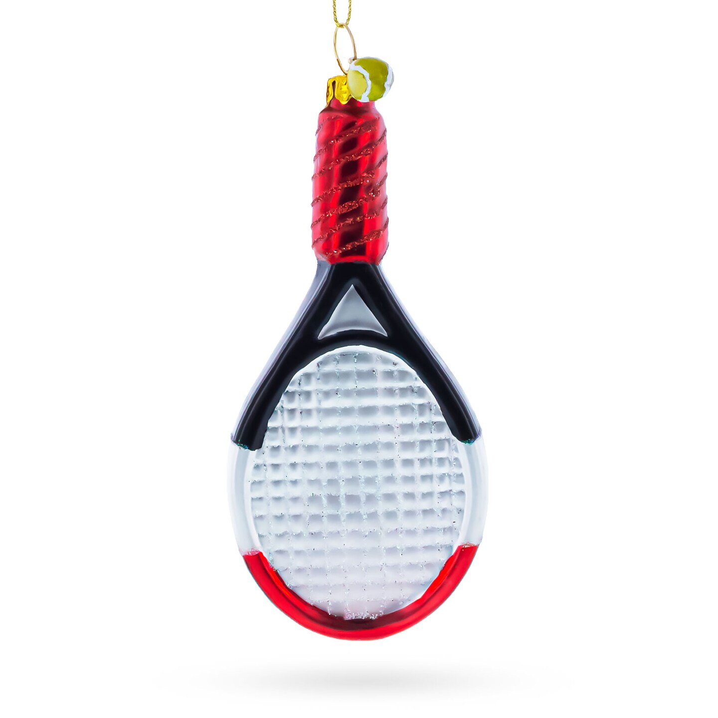 Tennis Racket Blown Glass Christmas Ornament | Michaels