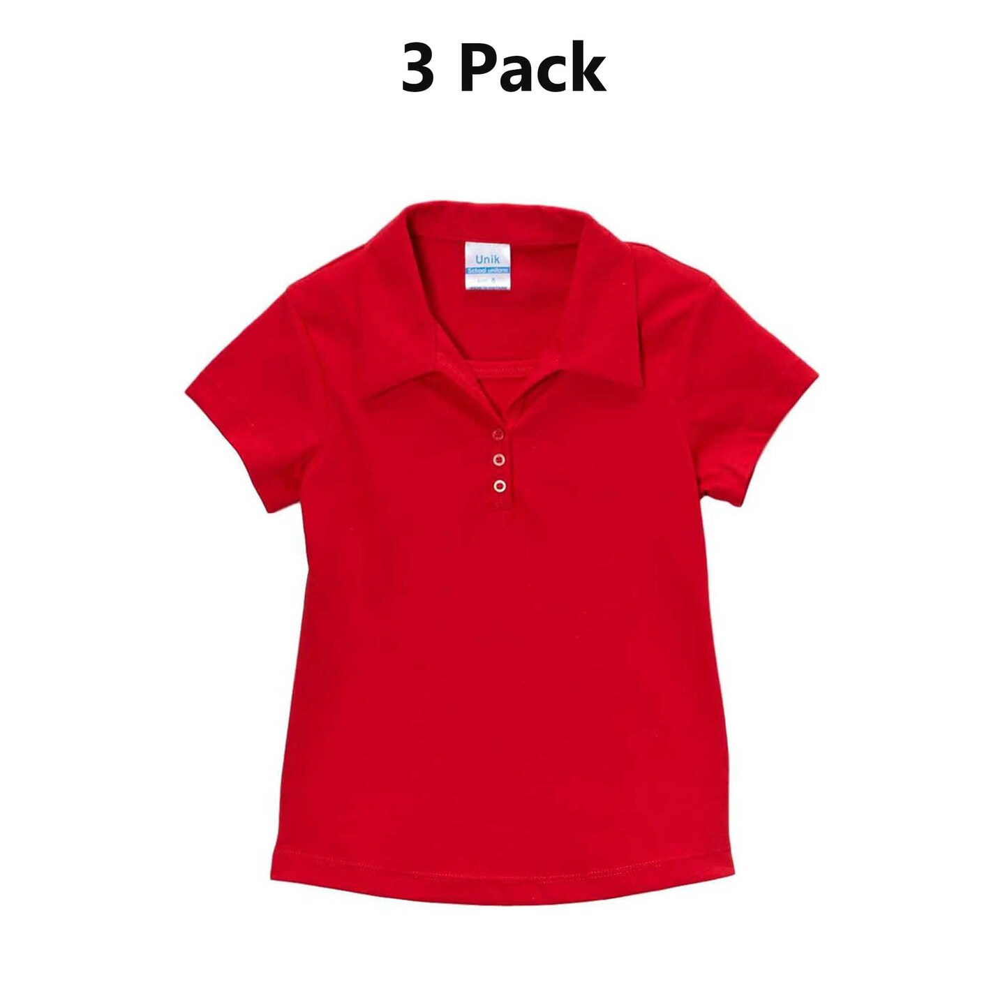 Girl's Uniform Triple Button Shirt | Michaels