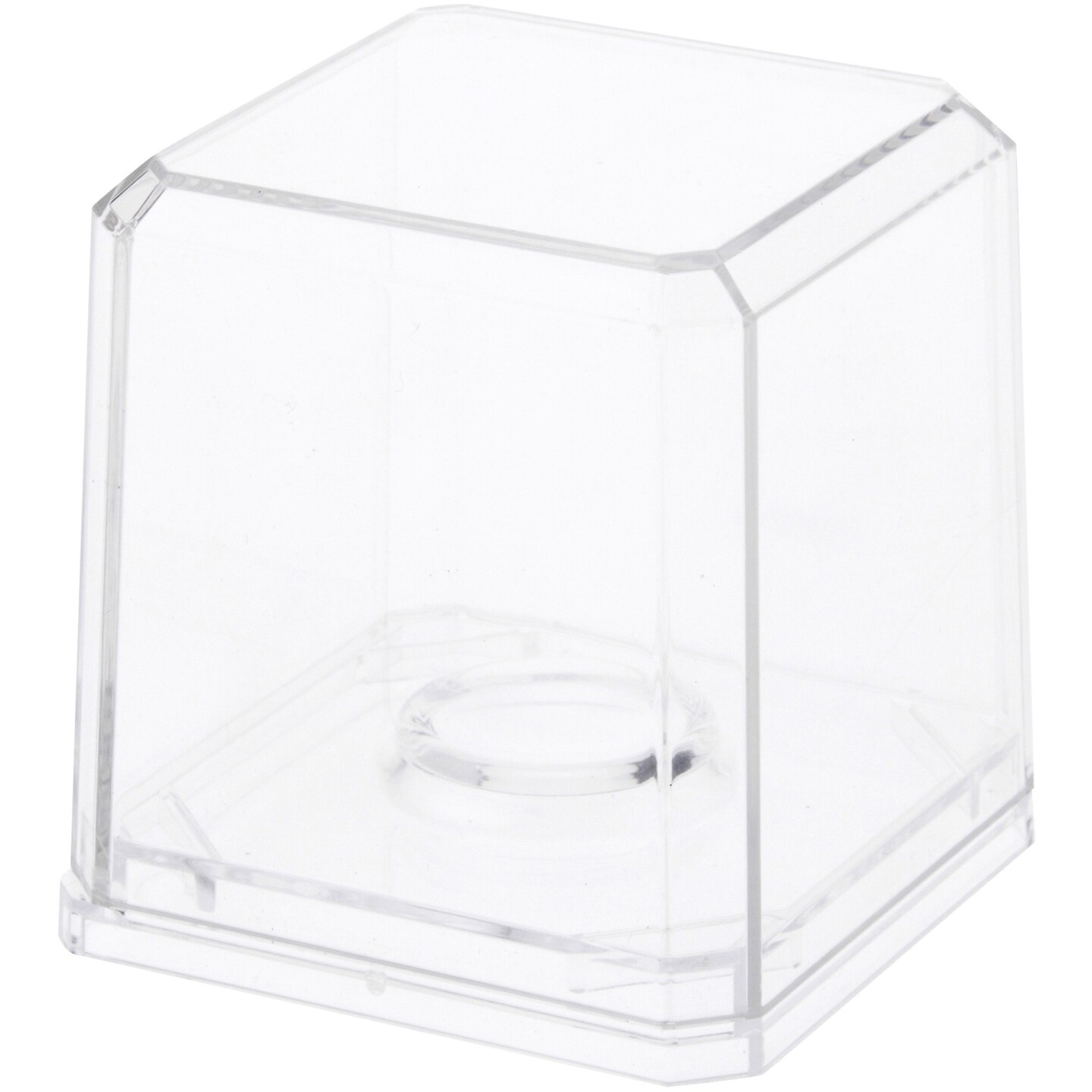 Pioneer Plastics Clear Plastic Golf Ball Display Case with Base (UV ...