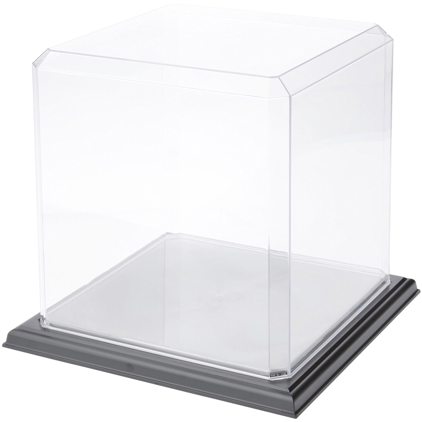 Pioneer Plastics 1010CPBASE-UV Clear Plastic Display Case with Base (UV ...