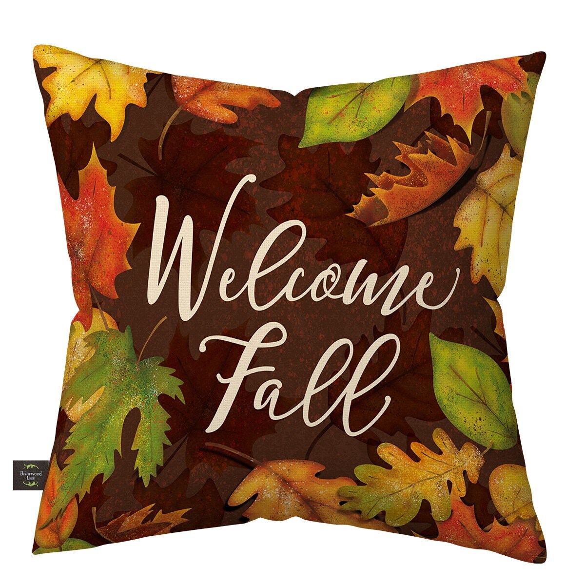 Briarwood Lane Fall Burlap Pillow 17x17 Leaf Toss For Fall Pillow | Michaels