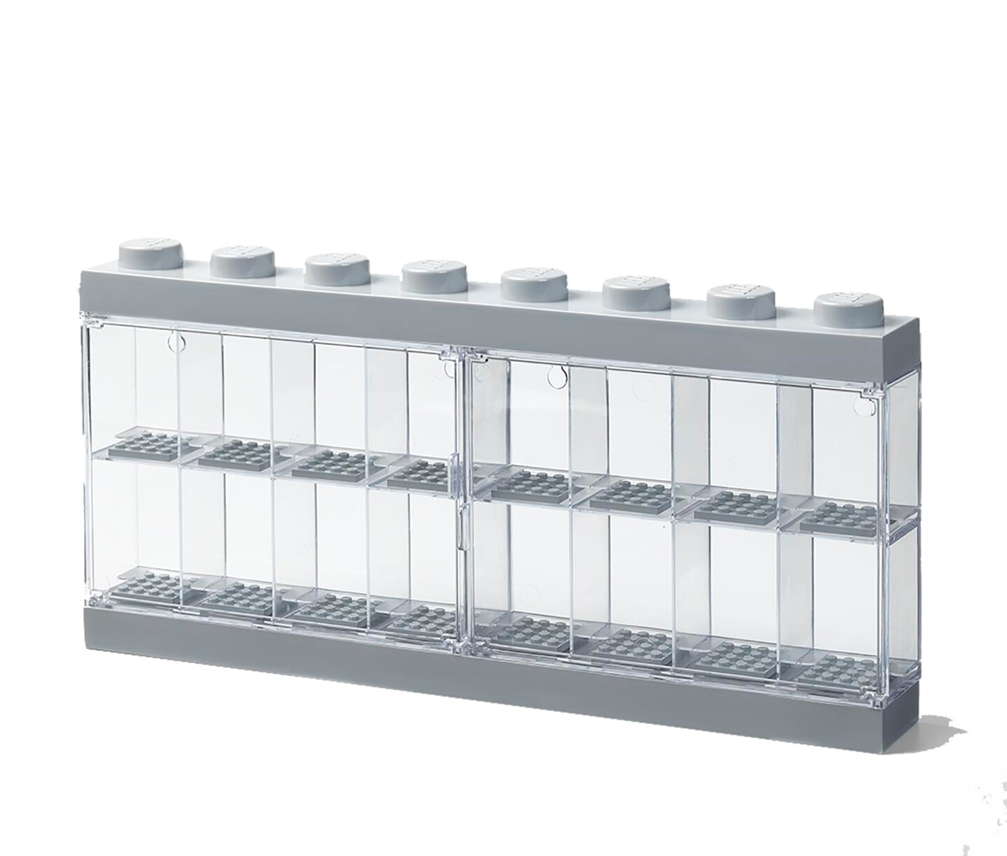LEGO Minifigure 16 Compartment Display Case | Grey | Michaels