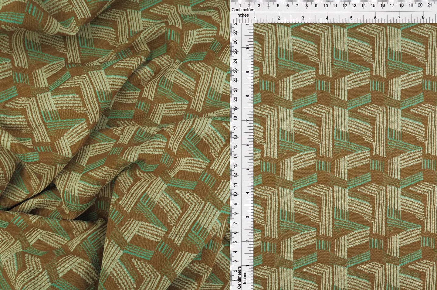 1 Yard Double Knit Jacquard Geo Fabric 220 GSM Stretch Polyester ...