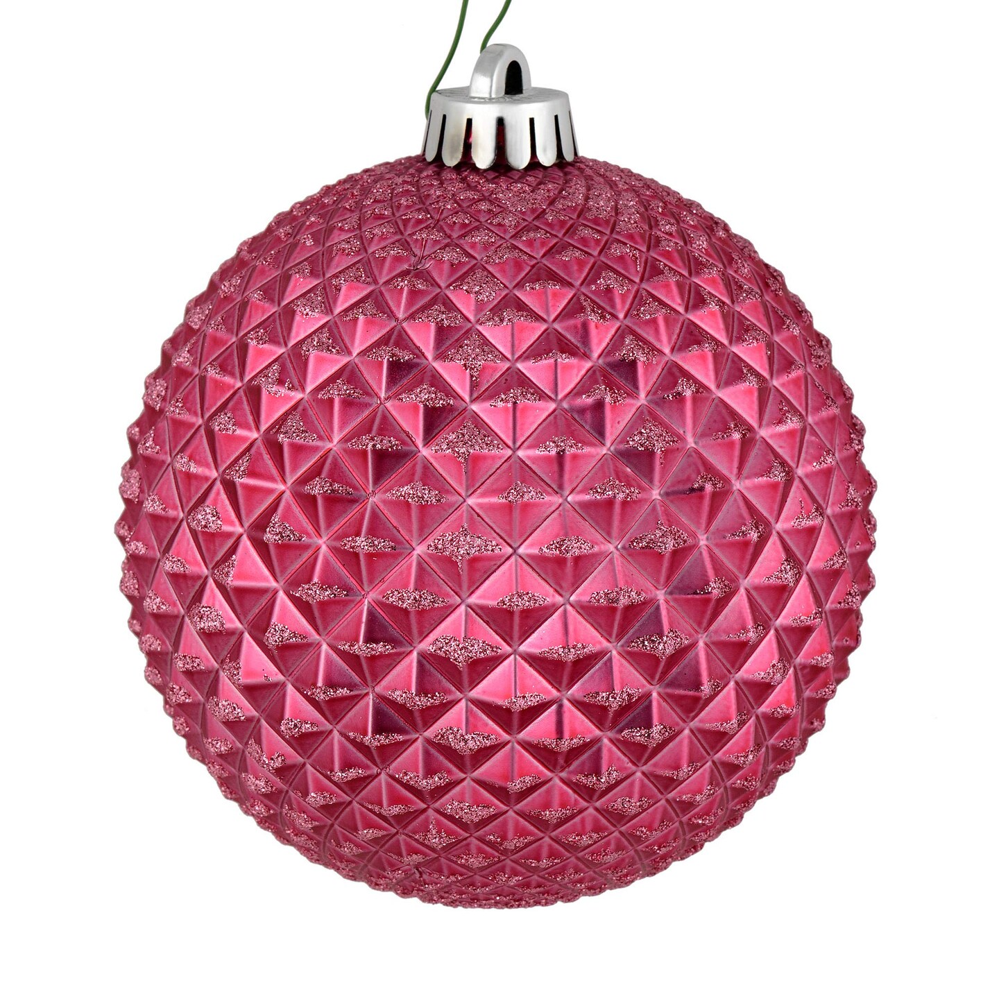 Vickerman 6" Mauve Durian Glitt Ball Orn Drill 4Bg - N188745D | Michaels