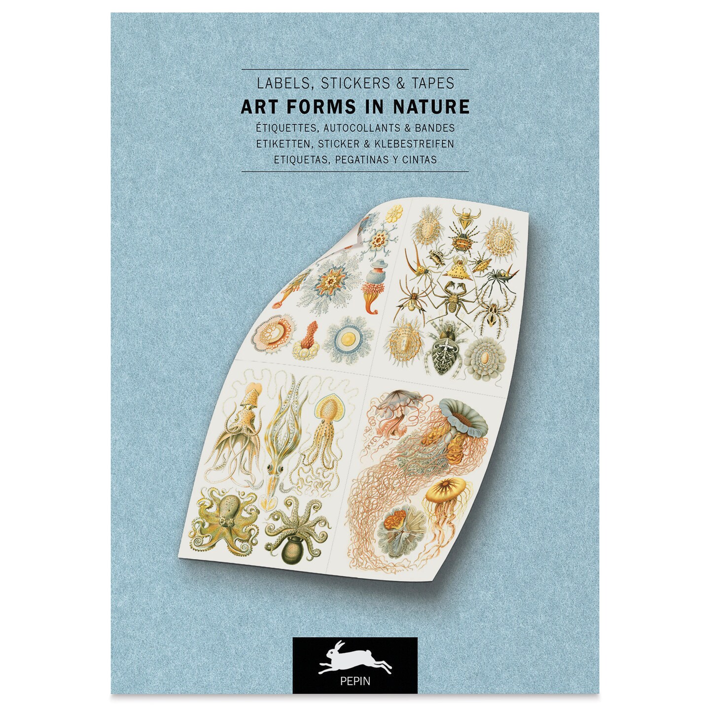 Pepin Press Label, Sticker & Tape Book - Art Forms In Nature, 6-1/2" x ...