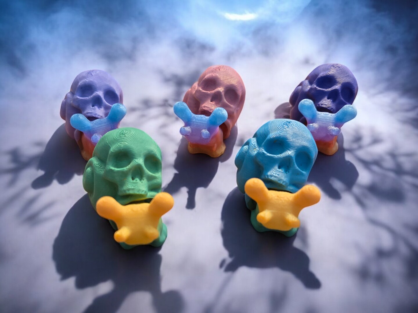 3d print, fidget, Skull Snail | MakerPlace by Michaels