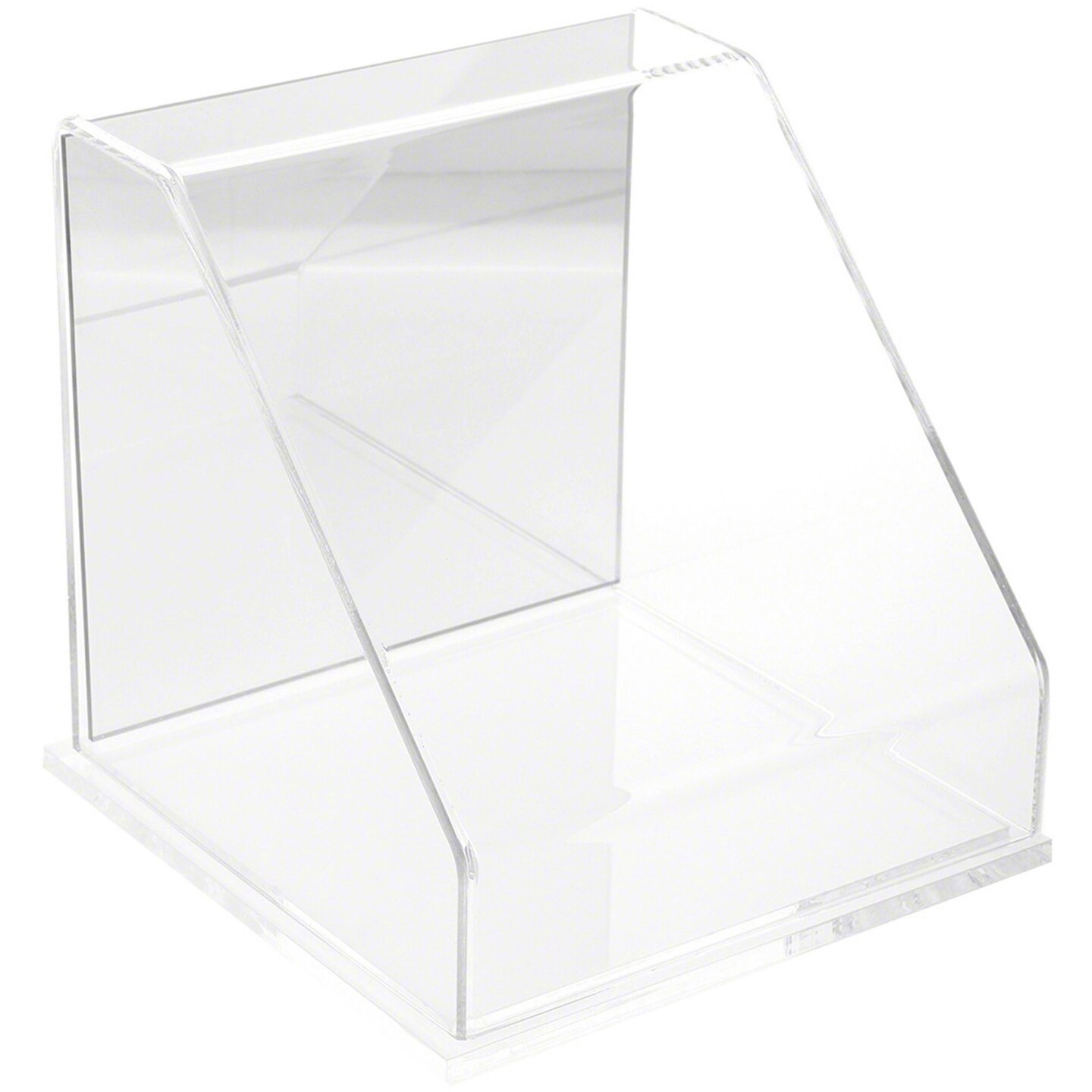 Plymor Clear Acrylic Slanted Front Display Case, 8" x 8" x 8" | Michaels