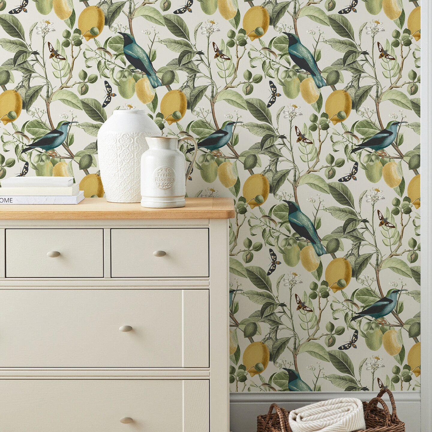 NEXT Fruit Tree Spring Neutrals Wallpaper | Michaels