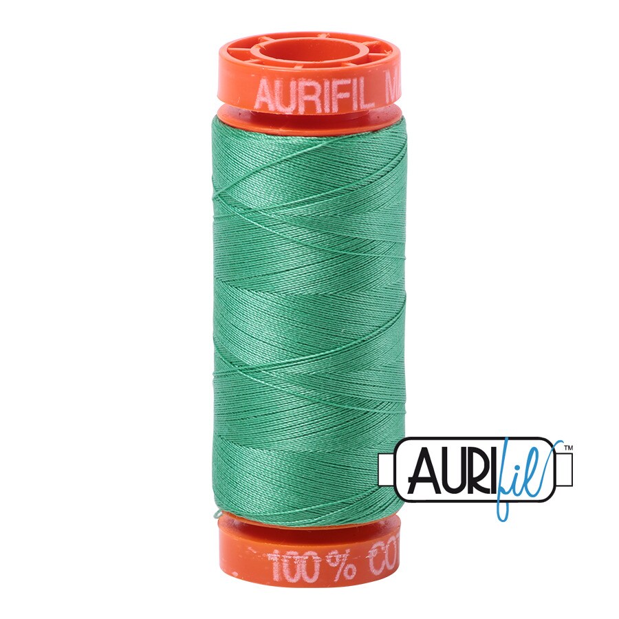 Light Emerald (2860) | 50wt Small Spool (200M / 220Y) | Aurifil Thread ...