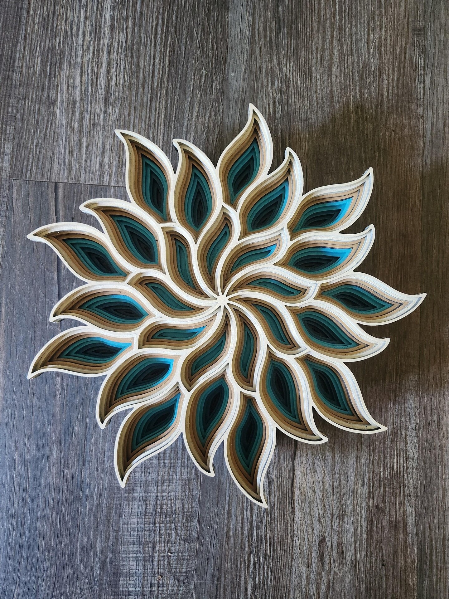 Twisted Flower Layered Wall Art | MakerPlace by Michaels