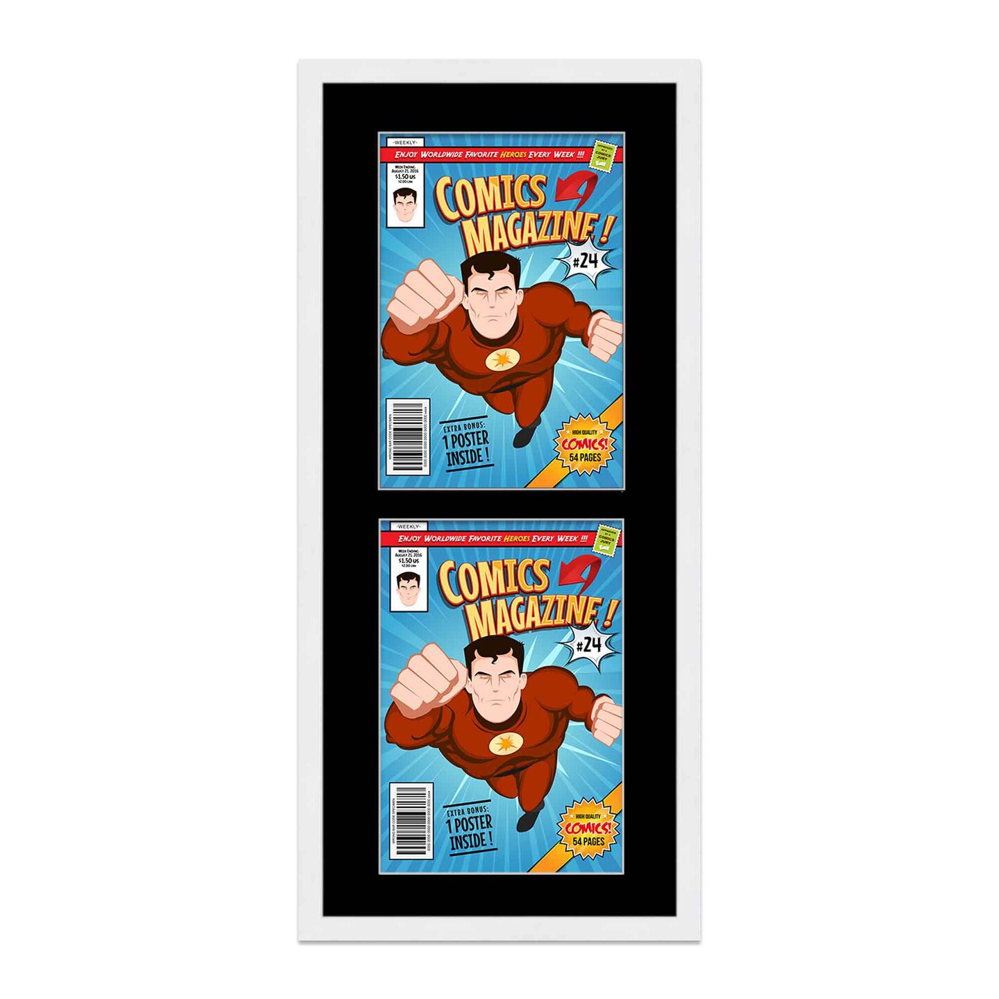 Comic Book Display Frame for Current Era Comic Published After 1985 ...