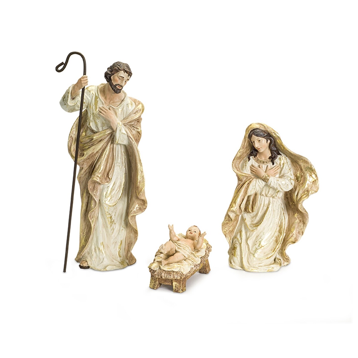 Melrose Set of 3 Holy Family Christmas Nativity 18.5" | Michaels