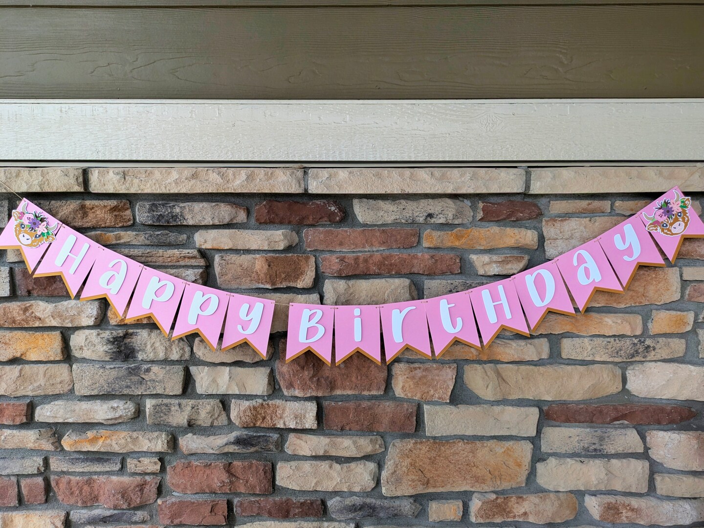 Highland Cow Birthday Banner, Cow Party Banner | MakerPlace by Michaels